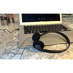SmithOutlet 40 Pack Student Headphones in Bulk | Model SG-ID-08-40 | Wired 3.5 MM Jack Connectivity | for School, Classroom, Student Testing, Library, Computer Labs
