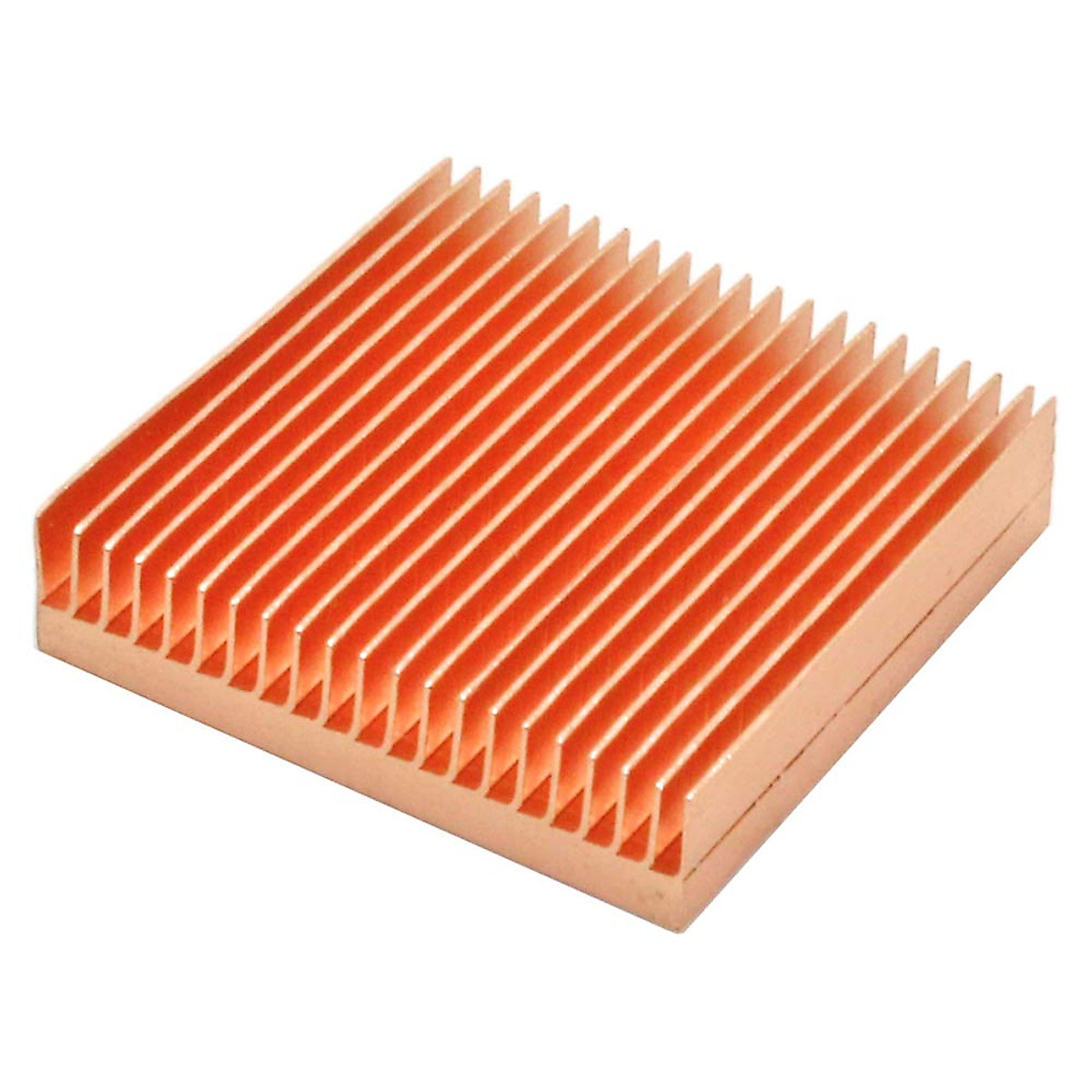 Pure Copper Heatsink 30x30x7mm / 1.18x1.18x0.28 inches for Electronic Chip Cooling