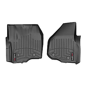 WeatherTech Custom Fit FloorLiners for Ford Super Duty - 1st Row (444331), Black