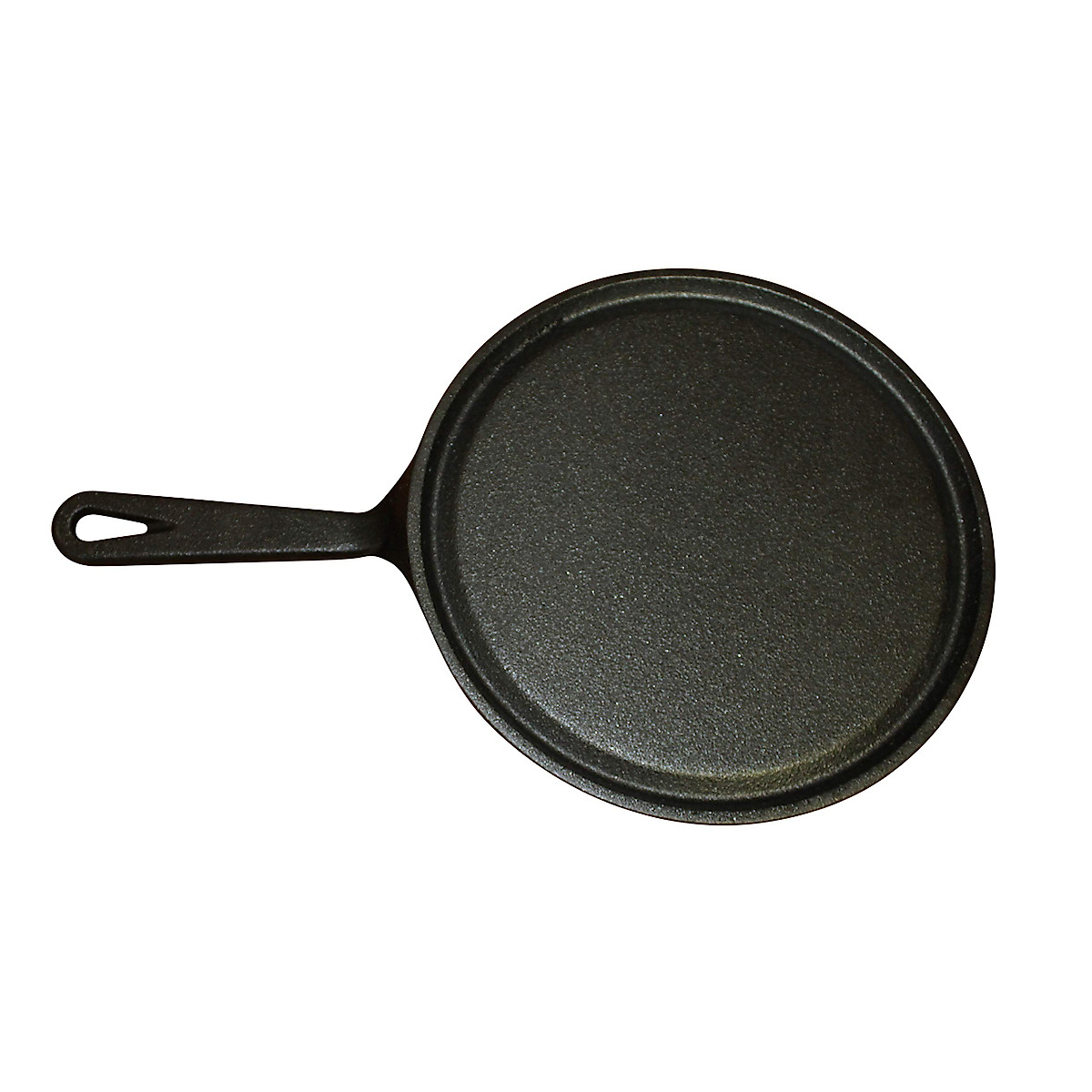 IMUSA USA Preseasoned Cast Iron Comal 9.5-Inch, Black