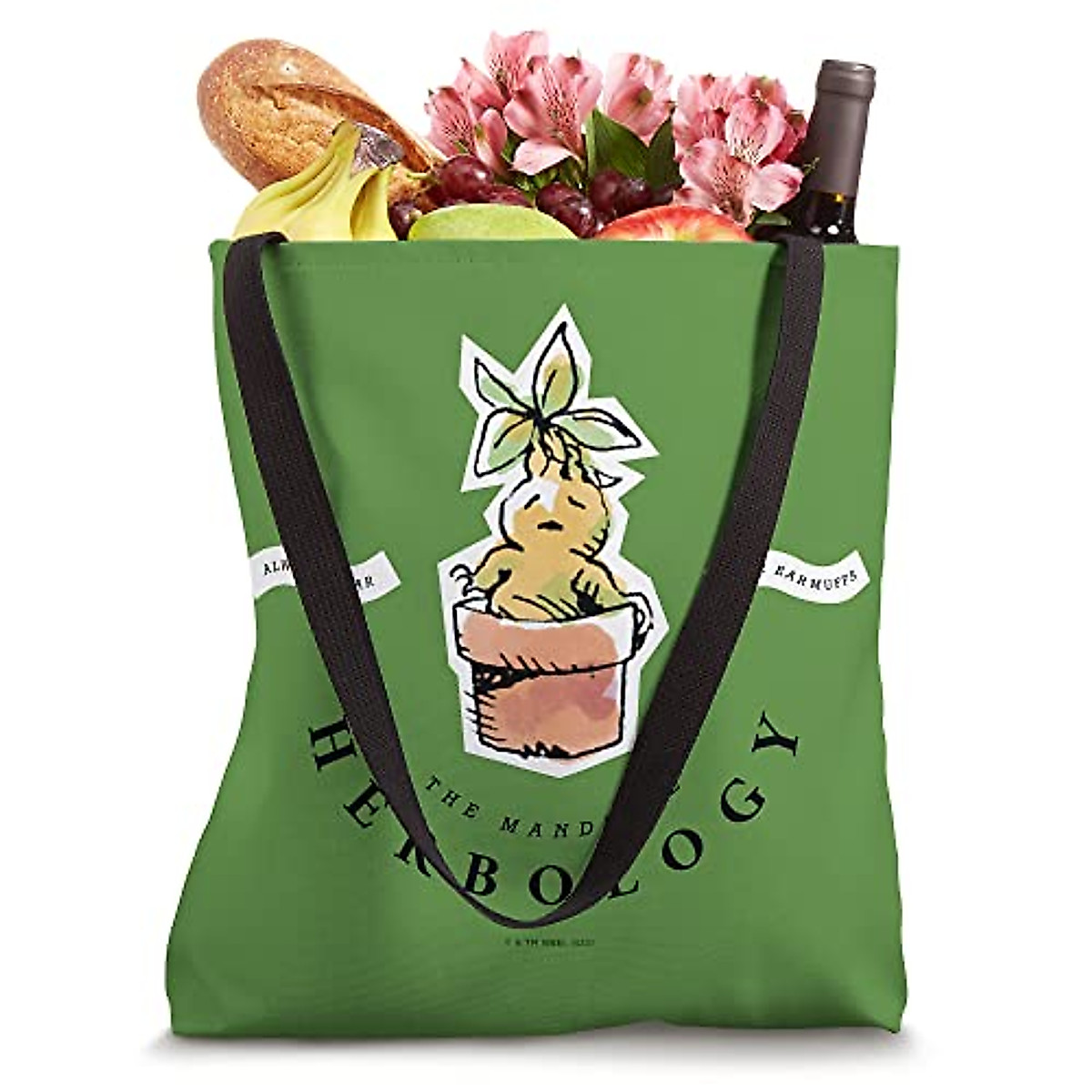 Harry Potter Herbology The Mandrake Tote Bag
