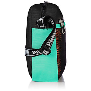 Puma J20054 Vogel Horizontal Mini Shoulder Bag, Orange Turquoise
