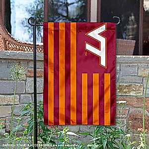 Virginia Tech Hokies Stripes Nation Garden Flag