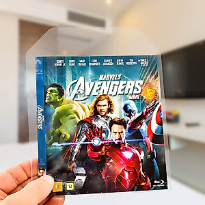 Tarifold Blu-Ray Disc Protective Sleeve with Closing Flap and Space for Cover – 50/Pack (10283)