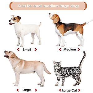 AOFITEE Dog Recovery Suit, Dog Surgical Recovery Suit for Female Dogs Male Dogs, Cozy Dog Onesie for Surgery, Cone E-Collar Alternative, Anti Licking Dog Surgical Shirt with Pee Hole, Strawberry S