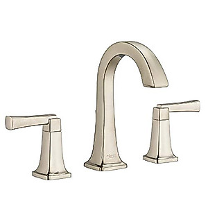 American Standard 7353801.295 Townsend 8-Inch Widespread High-Arc Bathroom Faucet with Two Handles, Brass, Brushed Nickel