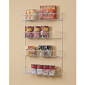 ClosetMaid 8033 4-Tier Wall Rack, 18-Inch Wide