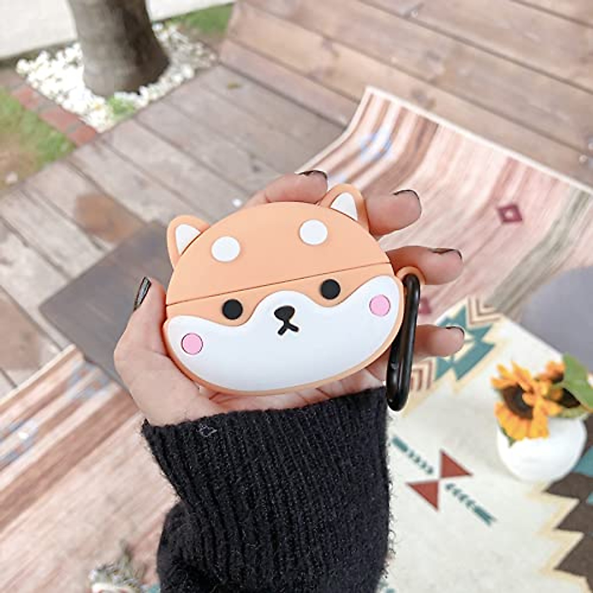 Compatible with for New 2022 Huawei Freebuds pro 2,Cute Cartoon Silicone Earphone Case with Keychain,Headphone Protective Case for Huawei Freebuds pro2 (Corgi)