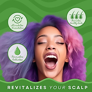 C B SMOOTHE Oil, Natural Hair Growth Serum with Tea Tree, Peppermint, Jamaican Black Castor - 4oz, Non-Greasy, Anti-Itch Scalp Moisturizer, Boosts Circulation & Edge Regrowth, Unisex