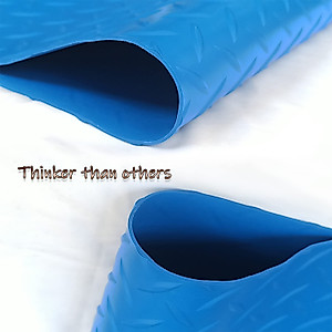 Two Rolls 36inch*9inch 2.5MM Thick Swimming Pool Ladder Mat NO-Slip Texture for Above Ground Steps Pad Stairs Under Pools Accessories