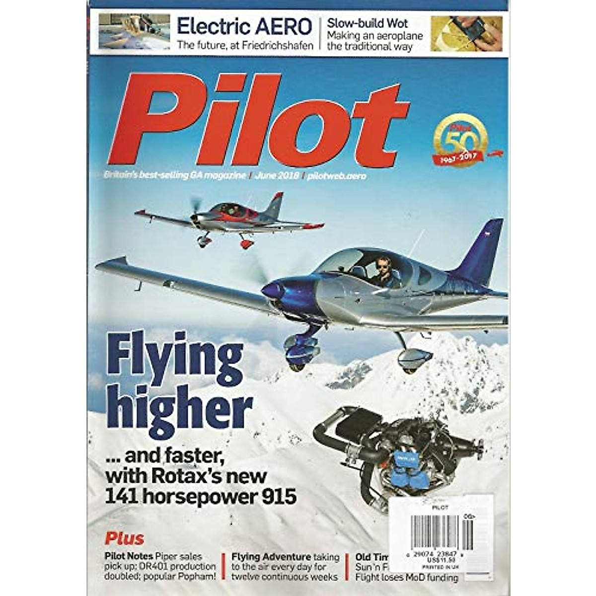 PILOT MAGAZINE, FLYING HIGHER, JUNE 2018 ~