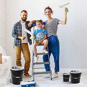 Xsourcer Paint Strainer Bags, 12 Pieces 1 Gallon White Fine Mesh Filter Bag, Bucket Elastic Opening Strainer Bags Hydroponic Paint Filter Bag for Paint Gardening