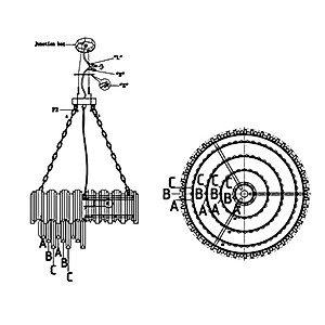 A1A9 Modern Round Crystal Chandelier Lights Luxury Pendant Ceiling Light Contemporary Raindrop Chandeliers Lighting Fixture for Dining Living Room Kitchen Island Bedroom Foyer Hallway (Antique Gold)