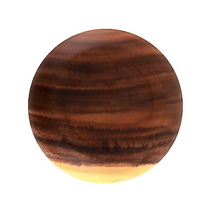 Acacia Wooden Salad Bowls 9.5 inches , Fruit Salad Vegetables Bowls, Wooden Serving Bowl (Single Bowl)