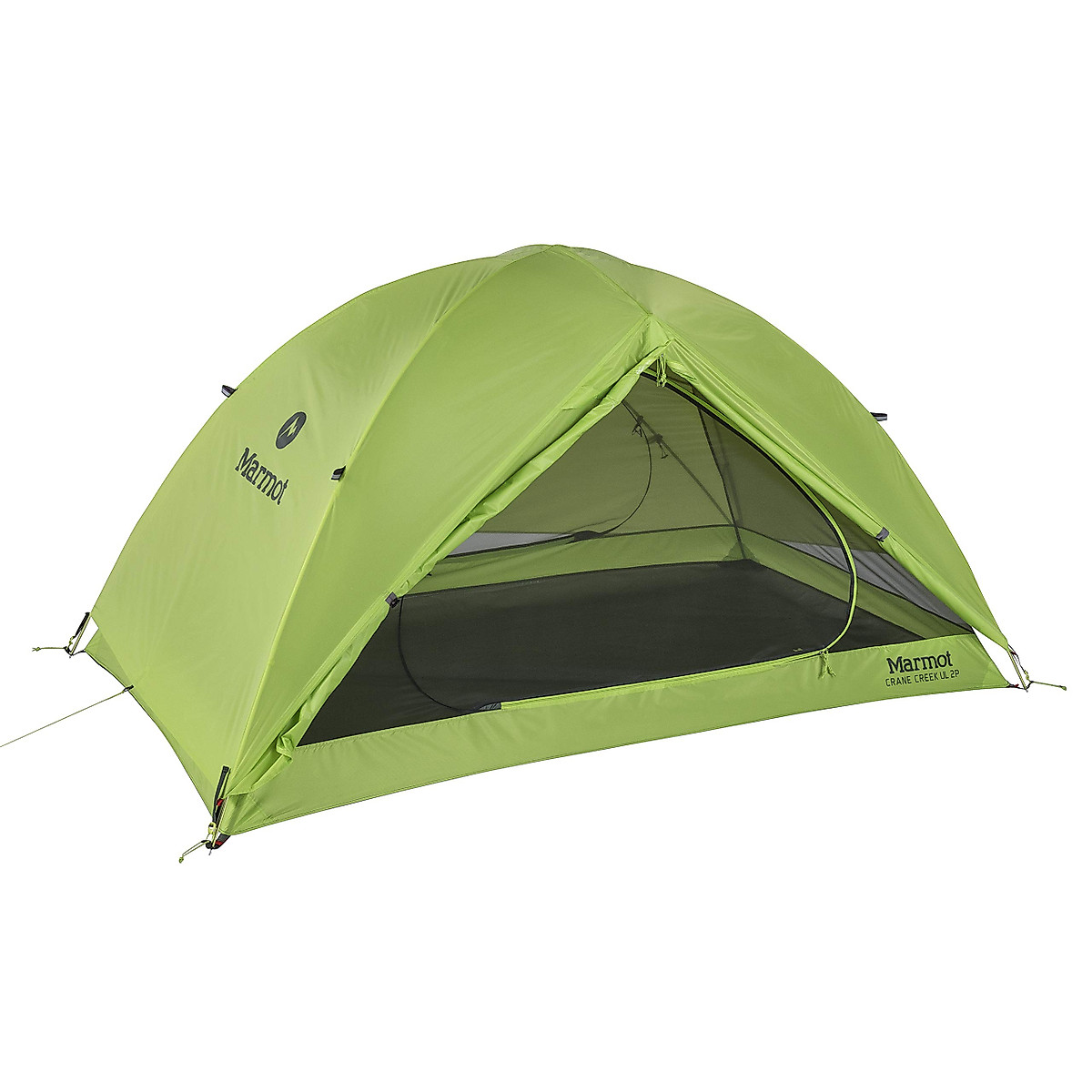 Marmot Crane Creek 2-Person Ultralight Backpacking and Camping Tent, Macaw Green/Crocodile