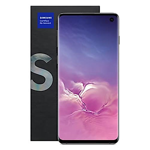 Samsung Galaxy S10, 128GB, Prism Black - Unlocked (Renewed Premium)