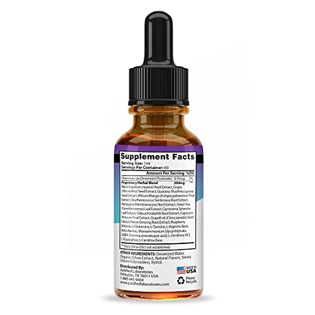 Organic Elderberry Drops Liquid Extract Daily Immune System Support 250MG Sambucus Nigra Antioxidant Berry Flavor for Kids & Adults