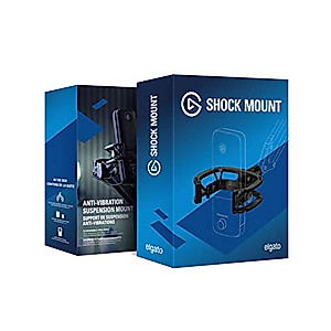 Elgato Shock Mount - Maximum isolation from vibration noise, steel chassis with reinforced elastic suspension, custom built for Elgato Wave:1/3