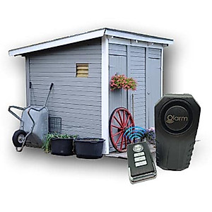Door Alarm, Home Security with wireless remote. Shed, Garage, Lockup, Summer House. Alerts prior to entry or damage, Waterproof, Indoor/Outdoor 113db