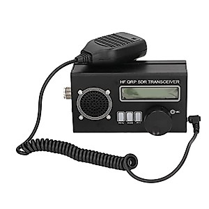 Shortwave Radio Transceiver, 8 Band Full Mode USDR SDR QRP Transceiver, USB/LSB/CW/AM/FM/DSP Modes, Aluminum Alloy, for Signal Reception