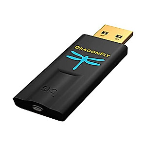 AudioQuest DragonFly Black v1.5 Plug-in USB DAC + Preamp + Headphone Amp