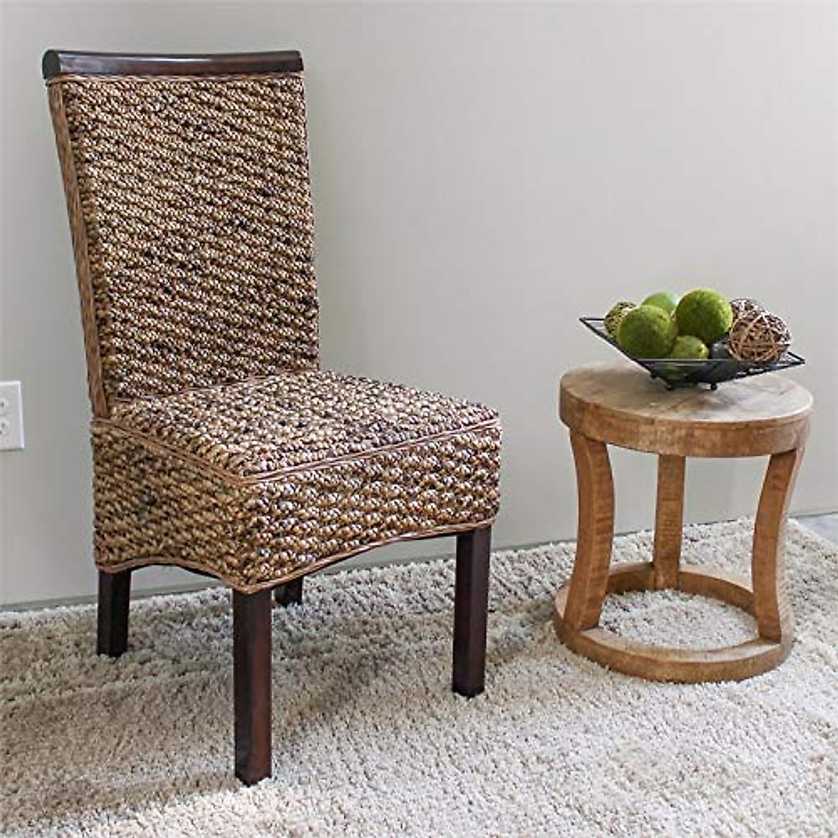 International Caravan Furniture Piece Bunga Hyacinth Dining Chair (Set of 2)