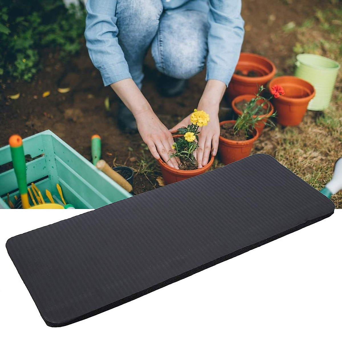 01 02 015 Knee Mat, Multi Purpose Garden Knee Pad Waterproof Comfortable Soft for Gardening Working