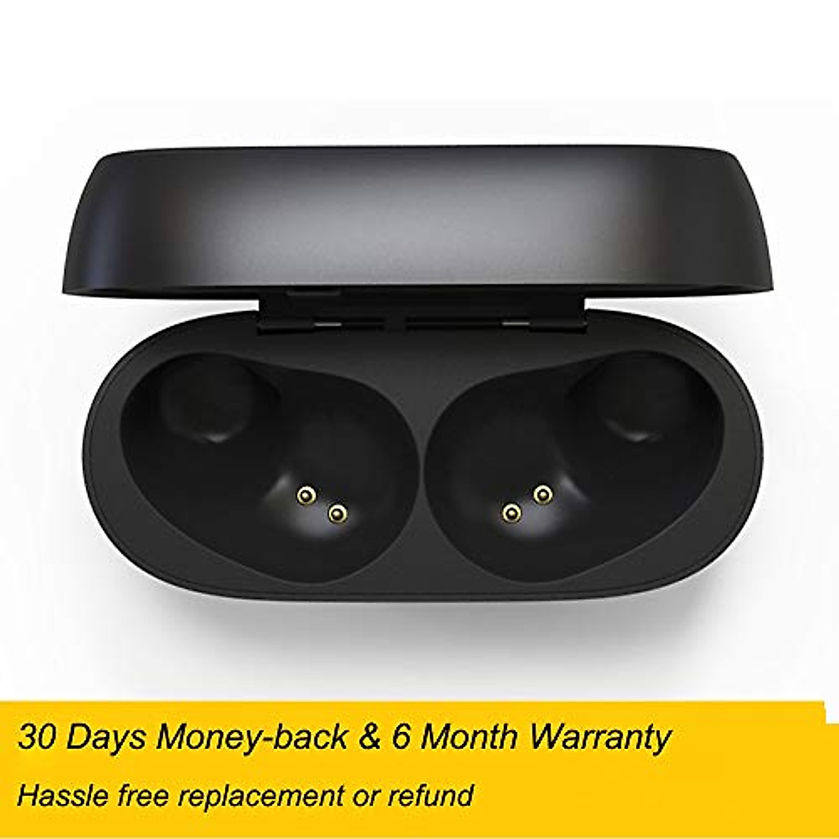 Replacement Charging Case Compatible with Jabra Elite Active 75t and Elite 75t, Charger Cradle Dock for Jabra Elite 75t / Elite Active 75t (Earbuds not Included, Black)