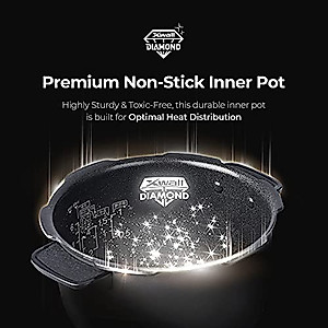 CUCKOO CRP-P1009SB | 10-Cup (Uncooked) Pressure Rice Cooker | 12 Menu Options: Quinoa, Oatmeal, GABA/Brown Rice & More, Made in Korea | Black/Copper