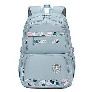 Solid Backpack for Girls Elementary Students Bookbag Primary Schoolbag Knapsack for Kids