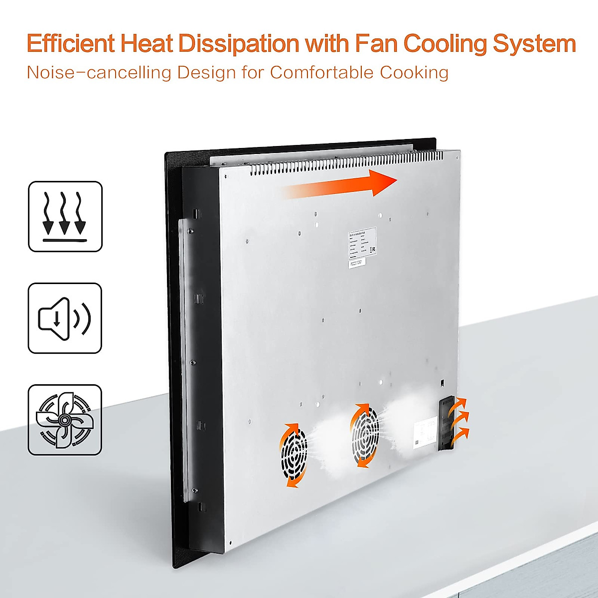 Davivy 30 Inch Induction Cooktop,5 Burners Built-in Induction Cooktop,Induction Stove Top - 9 Heating Level,Child Safety Lock,Sensor Touch Control,Timer, 220~240V, 9300W