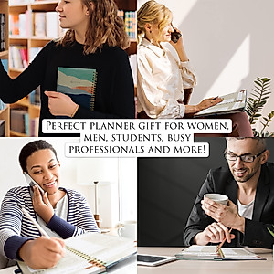 MESMOS Undated Daily Planner Organizer, To Do List Notebook for Women & Men, Small Business Cute Office Supplies, Productivity Planner, Daily Journal (120 Days,A5)