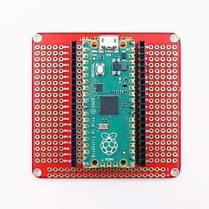 Treeidx 3pcs Expansion Board Breadboard Gold Plated Finish Proto Board PCB Compatible with Raspberry PI PICO