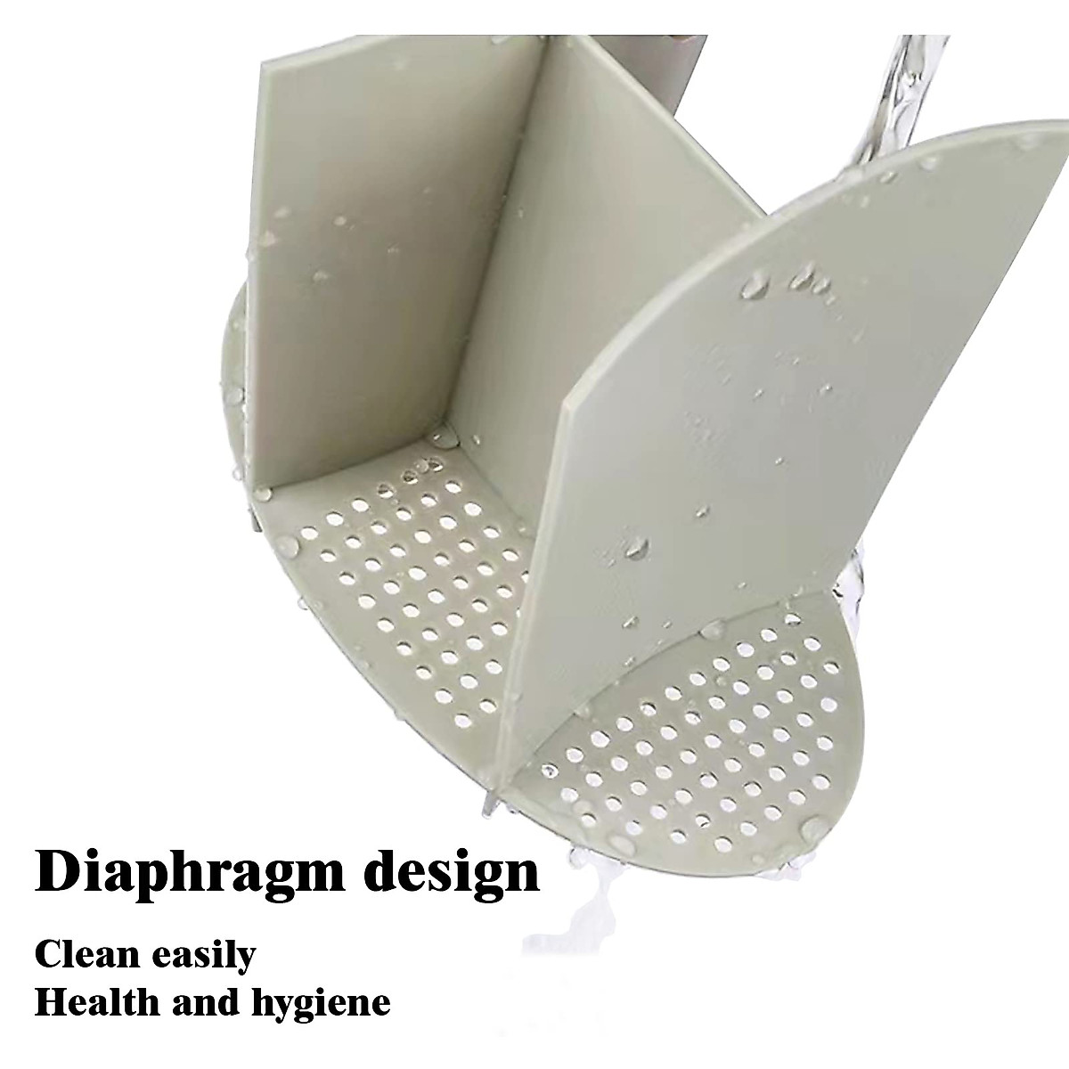 Gttyowyin Plastic Cutlery Storage Organizer Caddy- RV Utensil Caddy, Silverware,3 Compartments, Organizes Forks, Knives, Spoons, Indoor/Outdoor Use, Clear