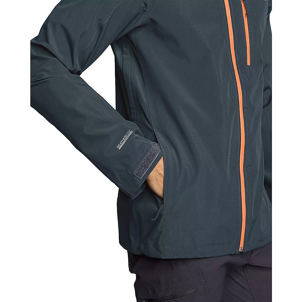 Eddie Bauer Men's Cloud Cap Stretch 2.0 Rain Jacket, Waterproof, Black, Small