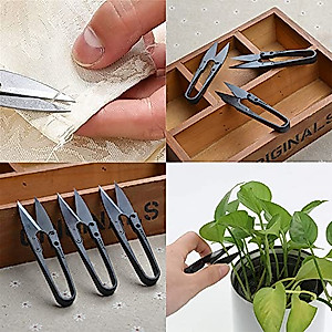 Toolmart 4.1inch Yarn Thread Cutter( pack of 3 ), Sewing Scissors Mini Small Snips Trimming Nipper for Stitch Embroidery, Knitting, Crafts