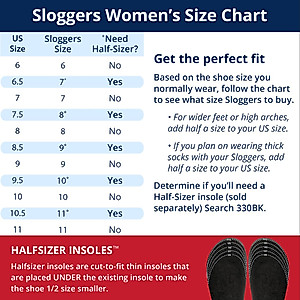 Sloggers Original Waterproof Rain and Garden Shoe for Women– Outdoor Slip-On Garden Clog - Made in The USA with Premium Comfort Insole and Arch Support - Chickens Daffodil Yellow, Size 8