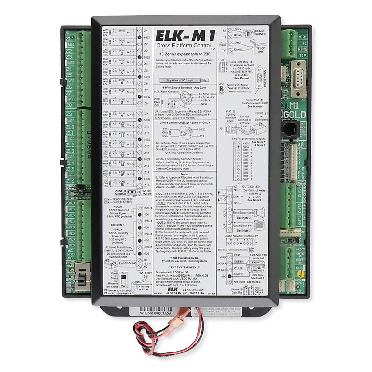 ELK M1GSYS3 M1G (Gold) Kit- NO KEYPAD- 14in can