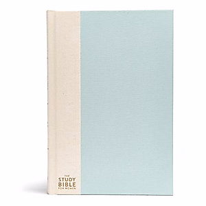 CSB Study Bible For Women, Light Turquoise/Sand Hardcover, Black Letter, Study Notes and Commentary, Articles, Profiles, Word Studies, Charts, Full-Color Maps, Easy-to-Read Bible Serif Type