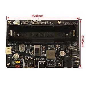 xicoolee Solar Energy/Power Manager Module, Solar Power for 5V-24V Solar Panel, Supports Solar Panel or USB Port Battery Charging