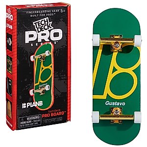 TECH DECK, Plan B Pro Series Finger Board with Storage Display, Built for Pros; Authentic Mini Skateboards, Kids Toys for Ages 6 and up