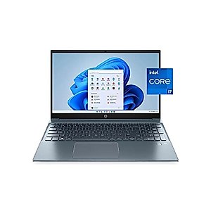 HP High Performance Pavilion 15 15.6" FHD Laptop, 11th Gen Core i7-1165G7, WiFi-6, Backlit Keyboard, USB-C, HDMI, Iris Xe Graphics, 8GB RAM, 512GB PCIe SSD, Win 11