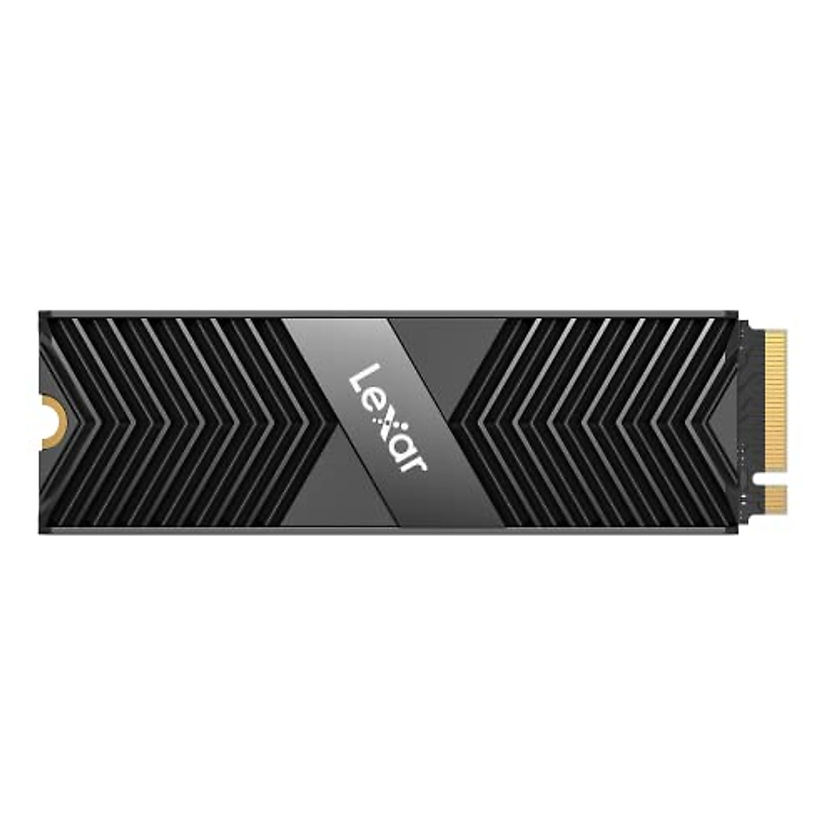 Lexar Professional 2TB NM800 PRO with Heatsink M.2 2280 PCIe Gen4x4 NVMe SSD, Read Speeds Up to 7500MB/s, for Gamers and Creators (LNM800P002T-RN8NG) Solid State Drive