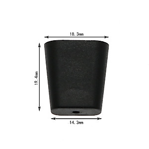 Maxmoral 20pcs Hard Rubber Feet for Sink Grid Sink Protecter Black Rubber Wire Bumpers Sink Protectors for Home Kitchen Sink Rack