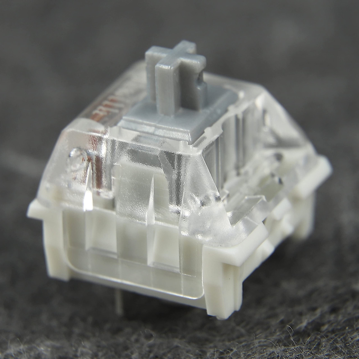 70 PCS Kailh Speed Gold Silver Copper Bronze Pink Pro Purple Light Green MX SMD 3 Pin RGB Switches for Backlit Mechanical Gaming Keyboard (Speed Silver)