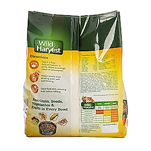 Wild Harvest Hamster And Gerbil Advanced Nutrition Diet, 4-Pound, Multicolor, One Size (E1950W), 4 pounds