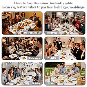 WELLIFE 350Pcs Silver Plastic Plates with Disposable Silverware and Cups, Include: 50 Dinner Plates 10.25”, 50 Dessert Plates 7.5”, 50 Silver Rim Cups 9 OZ, 50 Pre Rolled Napkins Packed in