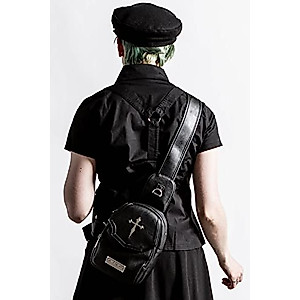 Killstar I Am The Night Cross Goth Punk Grunge Sling Cross Body Bag