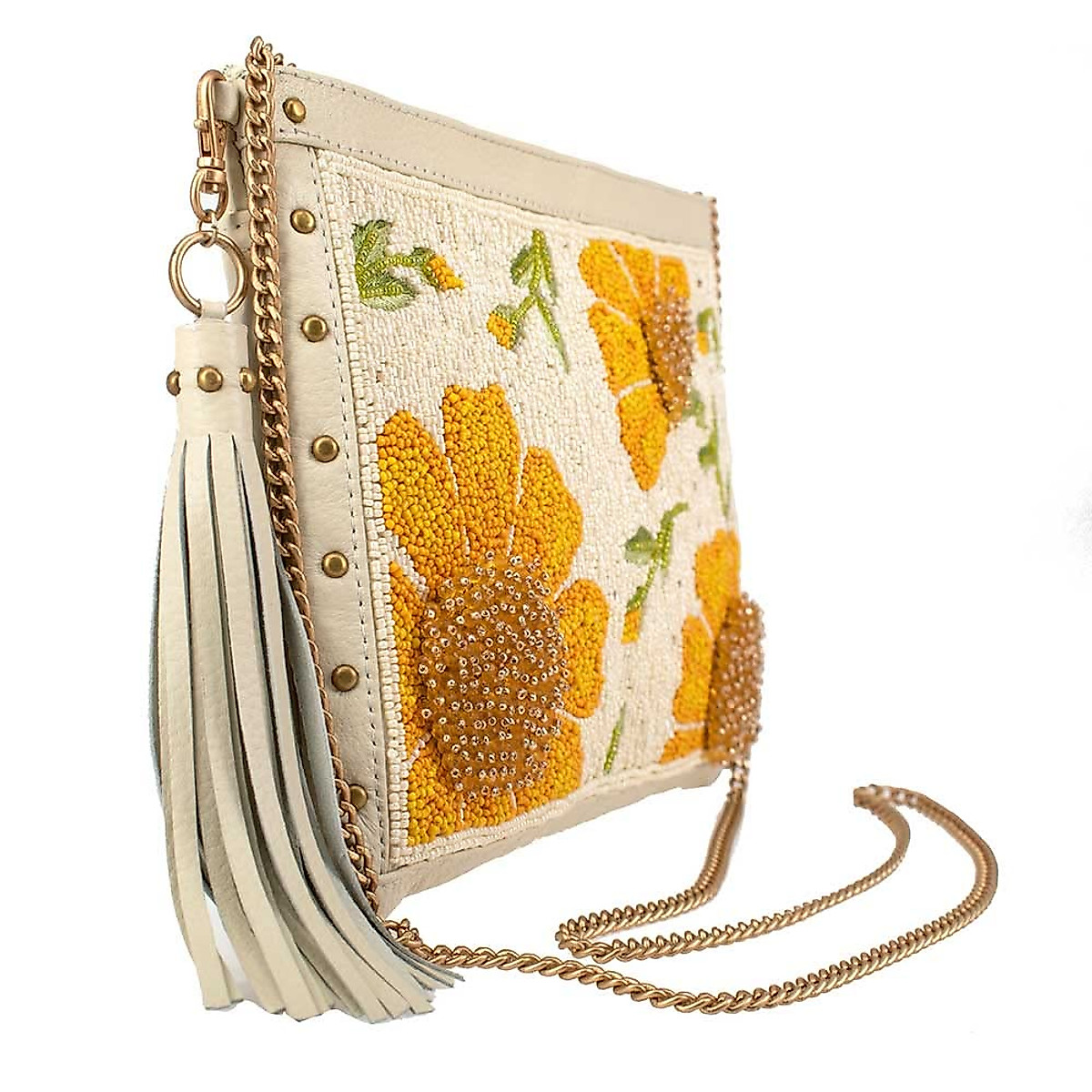 Mary Frances Petal Pusher Crossbody Handbag