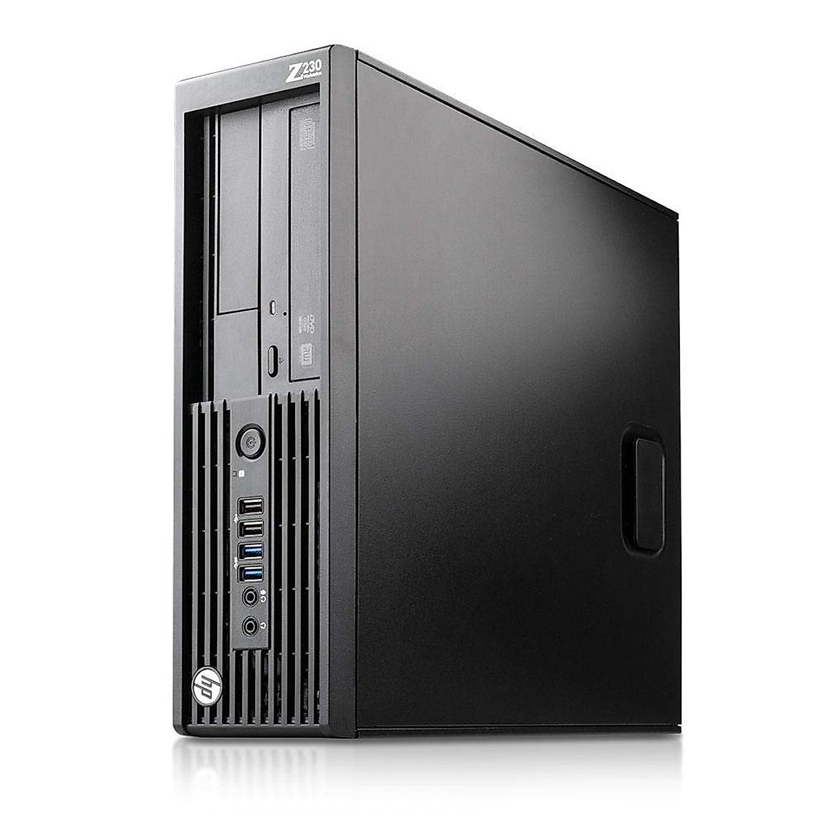 HP Desktop Computer with Windows 10, Workstation Compaq Small Form Factor Elite PC, Quad Core i5-4570 3.20 GHz, 8GB DDR3 RAM, 120GB SSD, DualBand WiFi, DVD-RW, USB 3.0, DisplayPort (Renewed)